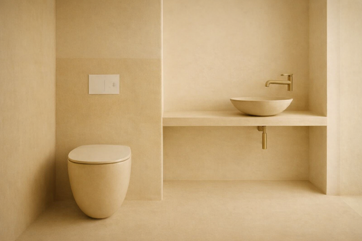 Vrijstaand duobad Moos + gratis toilet – Paul Roescher